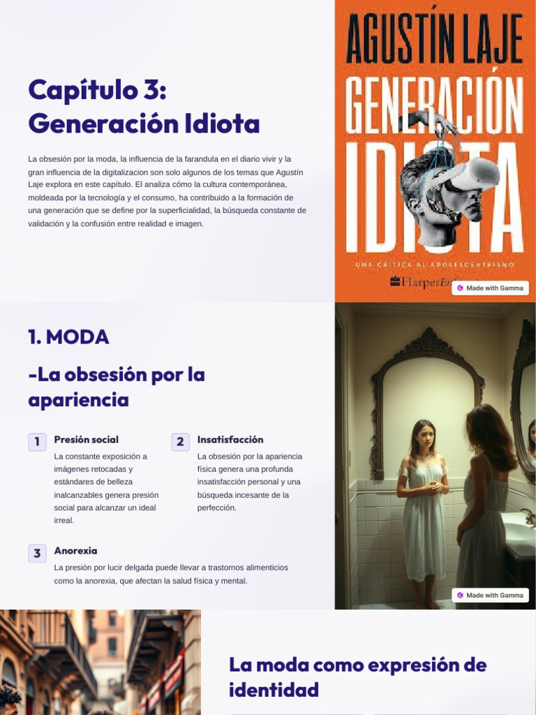 Capitulo 3 Generacion Idiota 3 | PDF | Moda | Redes sociales