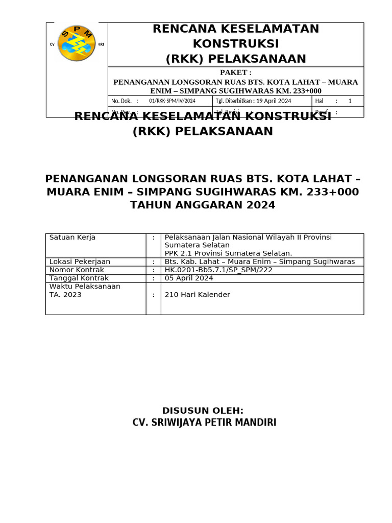 RKK 1 (Done) . | PDF