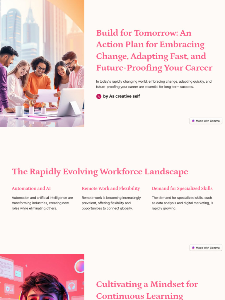 Build For Tomorrow An Action Plan For Embracing Change Adapting Fast ...