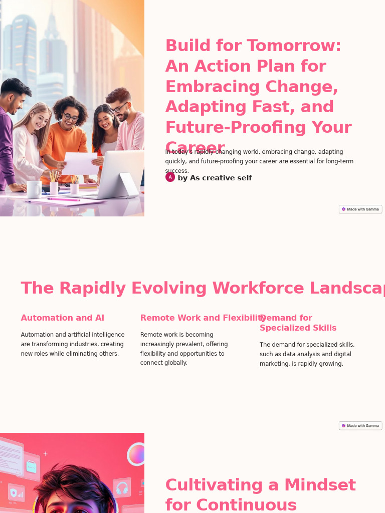 Build For Tomorrow An Action Plan For Embracing Change Adapting Fast ...