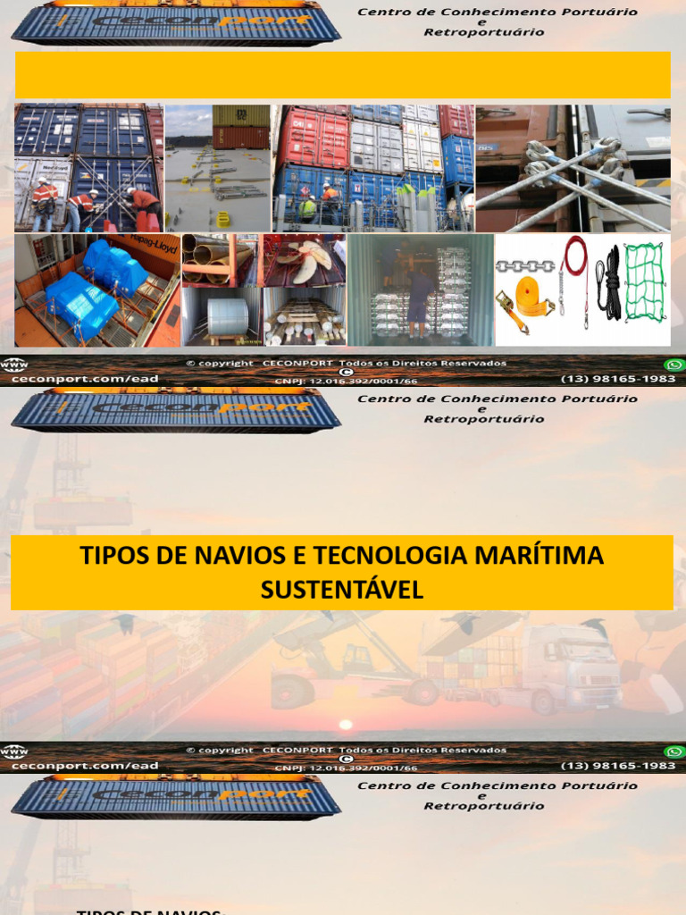 Tipos de Navios | PDF | Cargueiro | Marinha Mercante