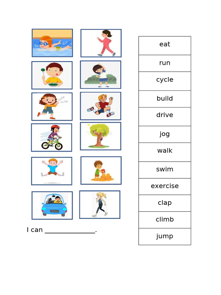 Y2 Worksheet I Can | PDF