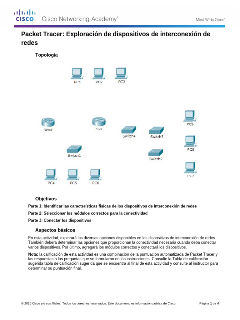 6.3.1.8 Packet Tracer - Exploring Internetworking Devices | PDF ...