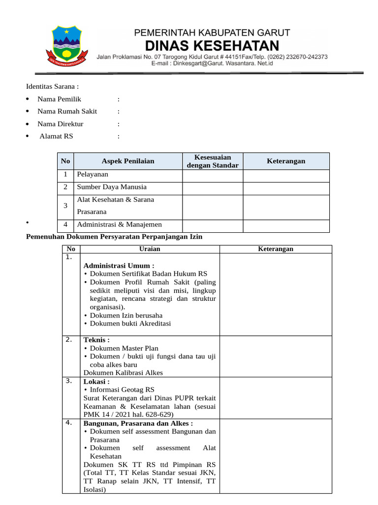 Lembar Verif RS Yanlik | PDF