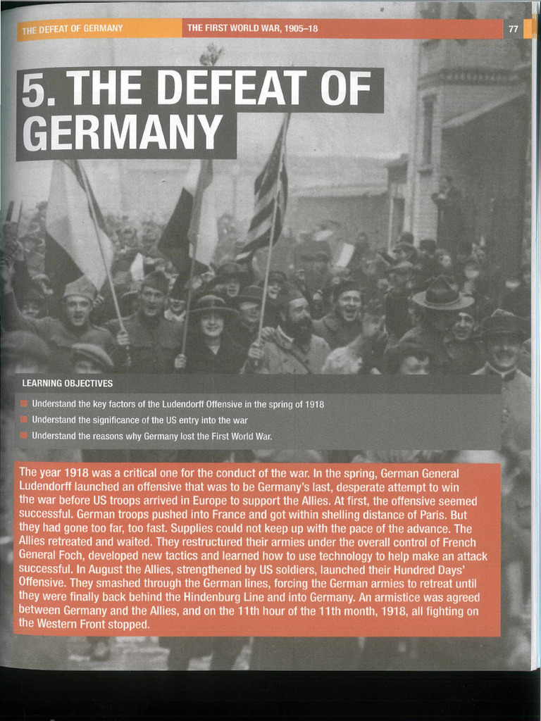 Ludendorff's 1918 Offensive in WWI | PDF | Western Front (World War I ...