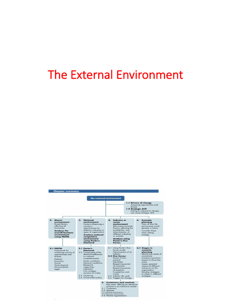 The External Environment | PDF | Strategic Management | Marketing
