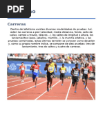Medidas de Estafeta y Vallas | PDF | Deporte del atletismo | Carreras