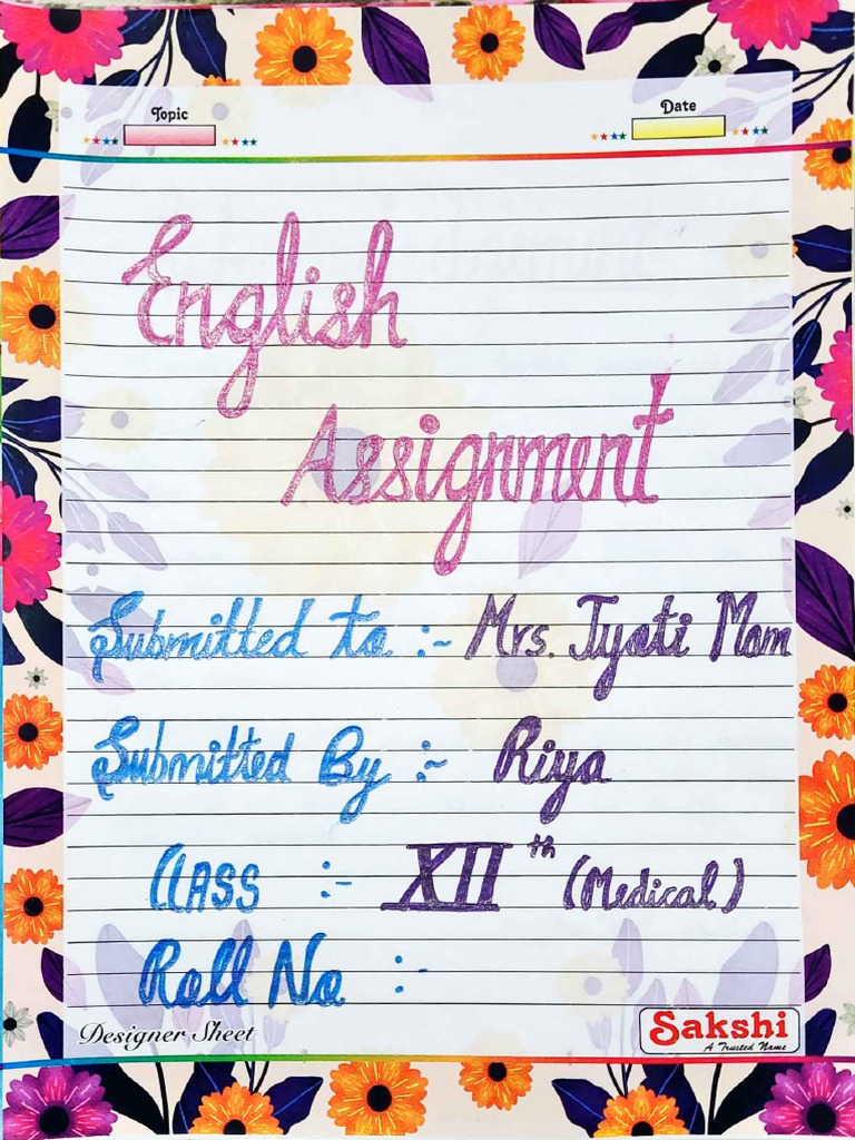 English Assignment | PDF