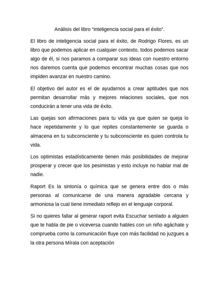 Análisis Del Libro 3 | PDF