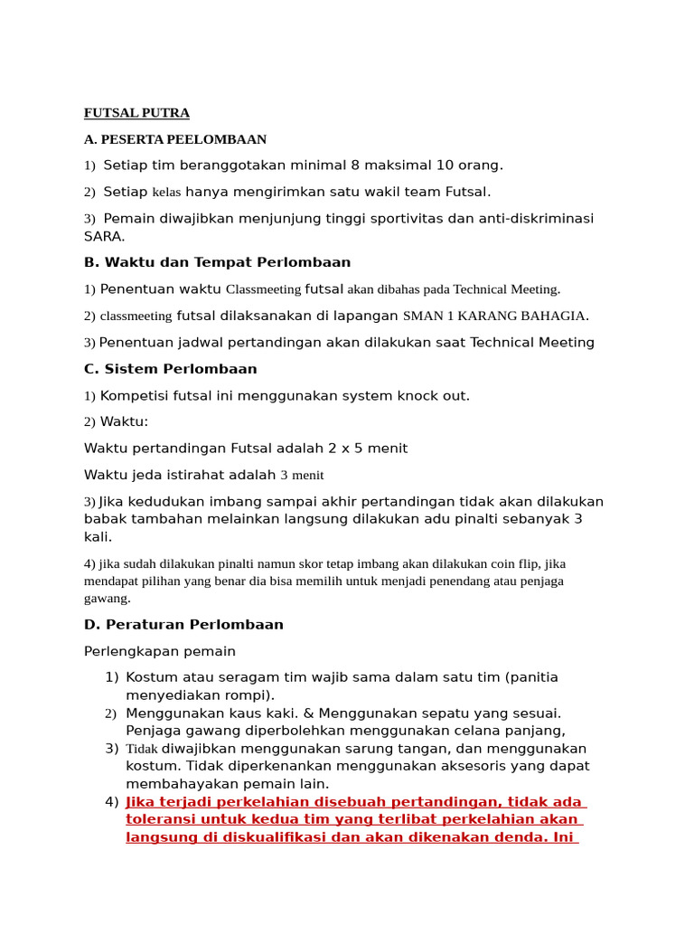 JUKNIS CLASSMEET-1 | PDF