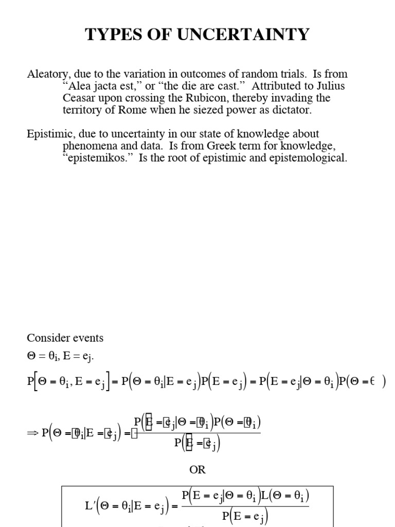 sec12_types_unc | PDF | Probability | Statistical Analysis
