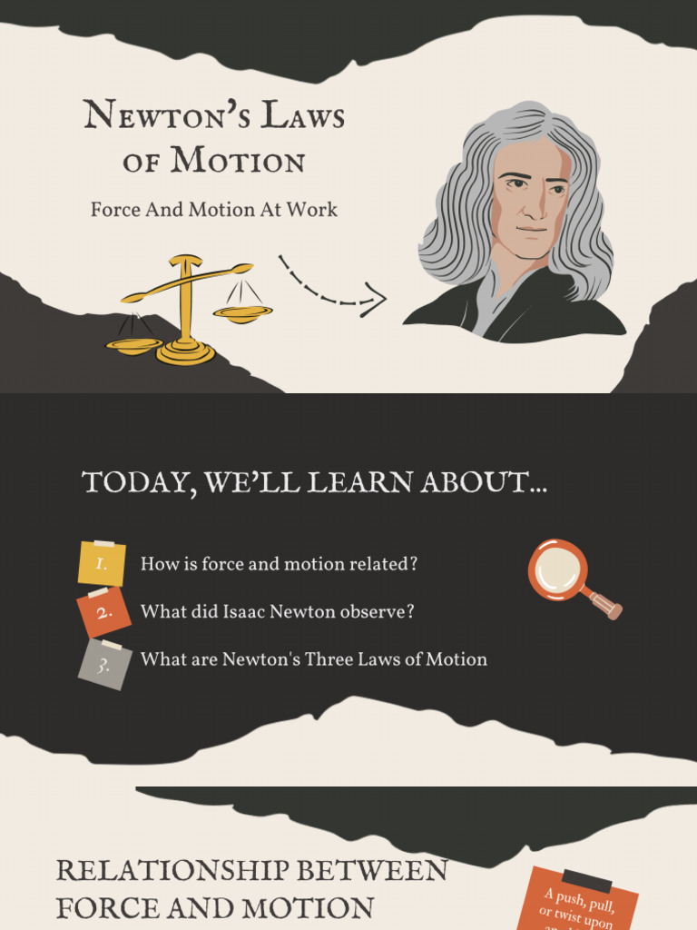 Genphysics l1 Newton's Law of Motion | PDF