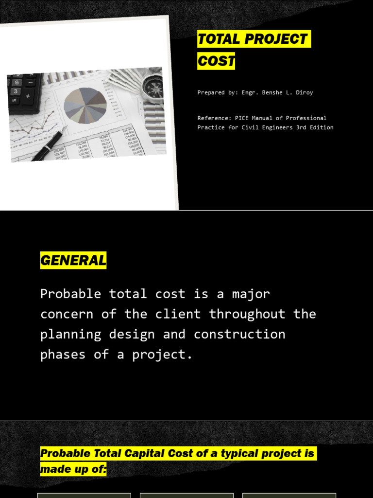 Lecture-05.-Total-Project-Cost | PDF | Business