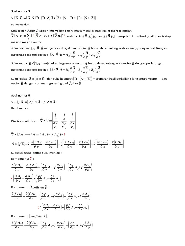 Kalkulus - Vektor | PDF