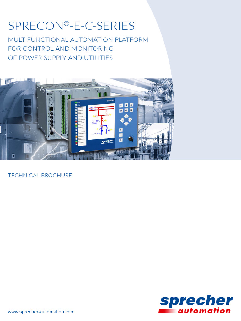 94.2.910.25en - N - Technical Brochure SPRECON-E-C | PDF | Power Supply ...