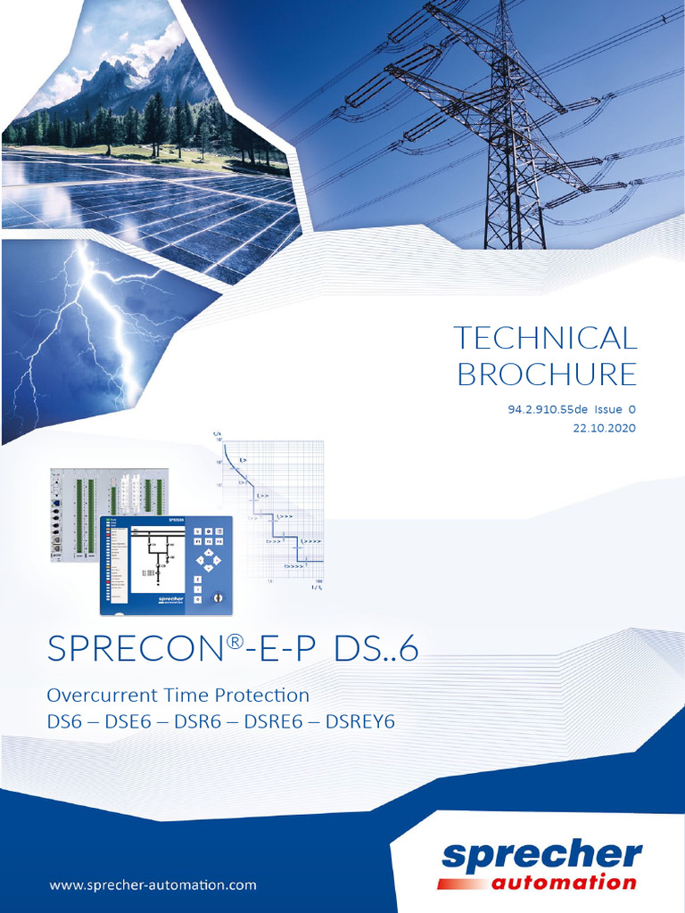 94.2.910.55en - O - Technical Brochure SPRECON-E-P DS6 | PDF | Electrical Engineering | Electricity