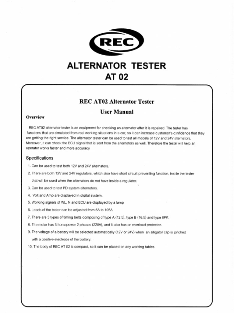 1st Page - AT02 User Manual | PDF