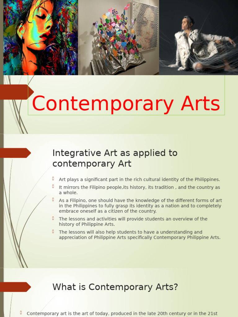 Contemporary art presentation | PDF | Contemporary Art | Philippines
