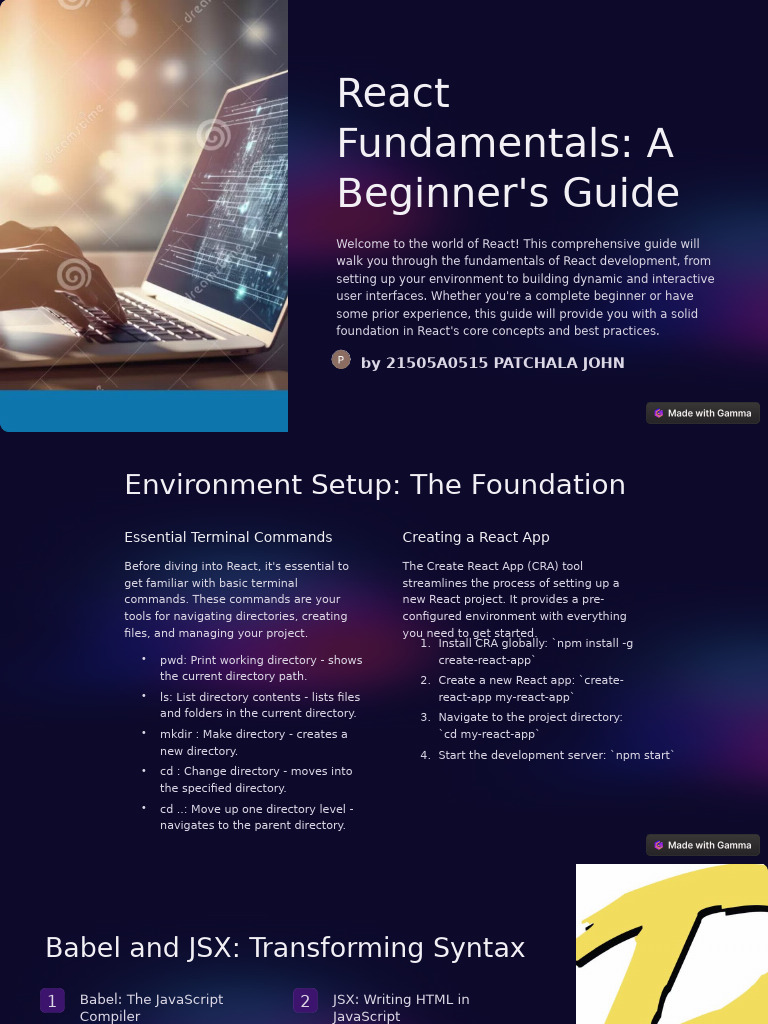 React-Fundamentals-A-Beginners-Guide Fin | PDF | Java Script ...
