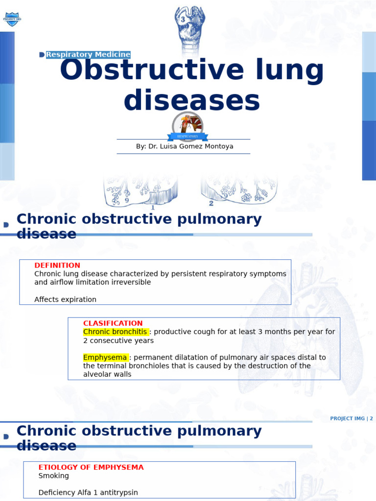 Obstructive Lung Diseases | PDF | Chronic Obstructive Pulmonary Disease ...