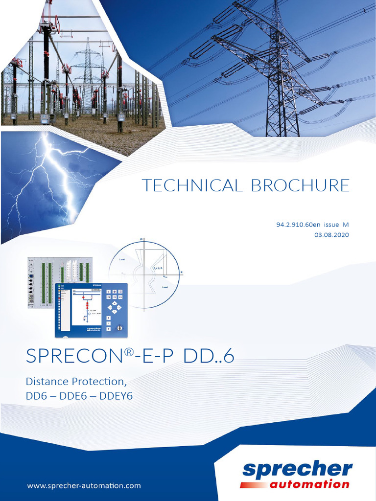94.2.910.60en - M - Technical Brochure SPRECON-E-P DD6 | PDF | Electric ...