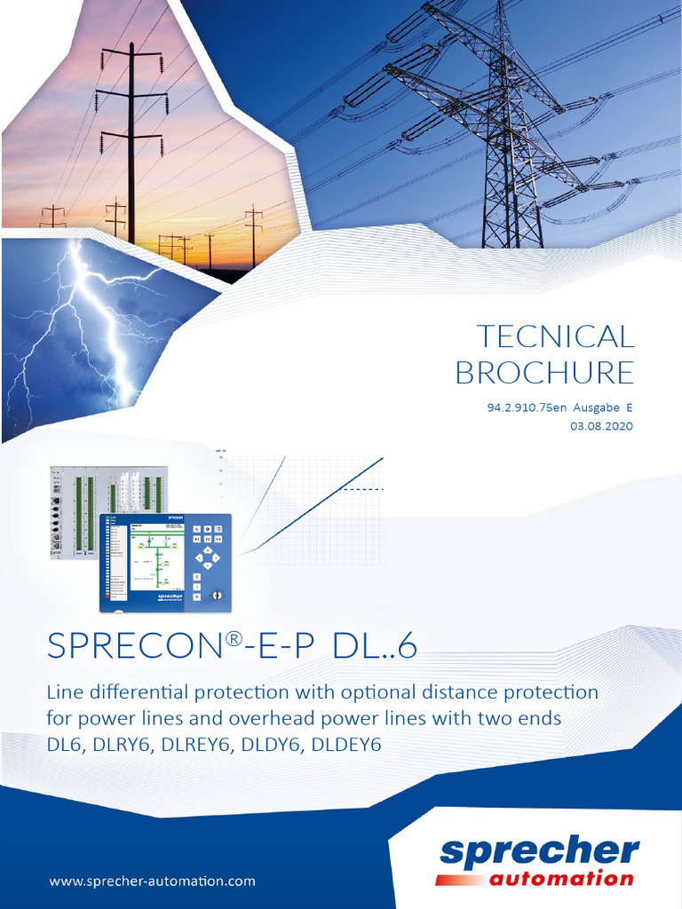 94.2.910.75en - E - Techn Produktbeschreibung SPRECON-E-P DL6 | PDF ...