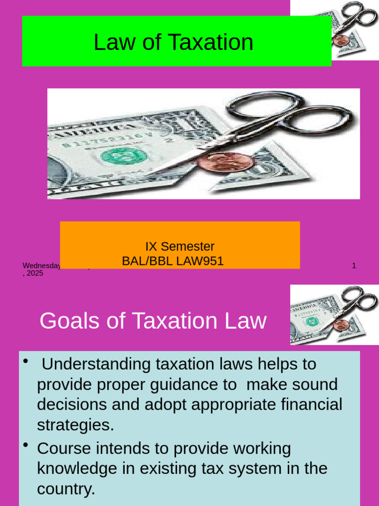 Introduction to Taxation Concepts | PDF | Taxes | Value Added Tax