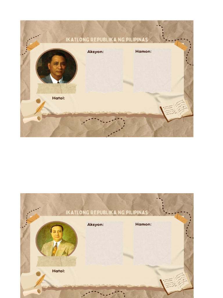 President's Card Template | PDF