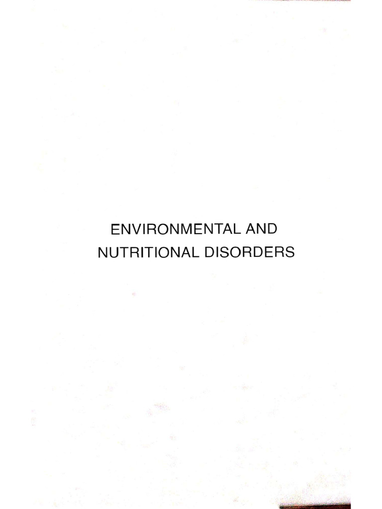 Environmental and Nutrition Al Disorder-1 | PDF
