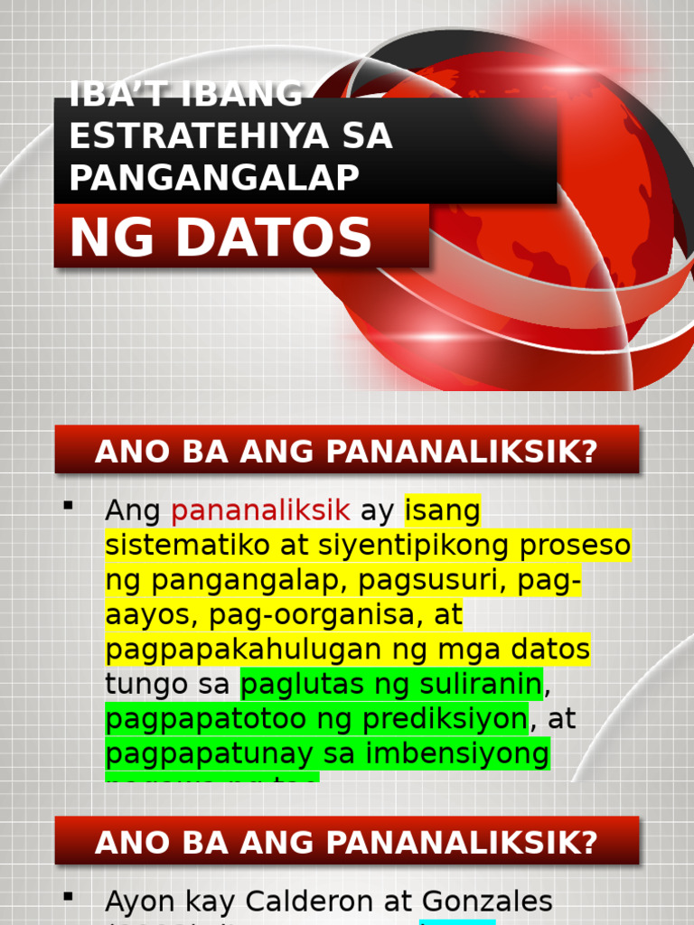 Iba’t Ibang Estratehiya sa Pangangalap ng Datos - Paraan ng Pagsulat ng Balita | PDF