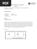 Breadboard Connection Procedure | PDF | Resistor | Computer Engineering