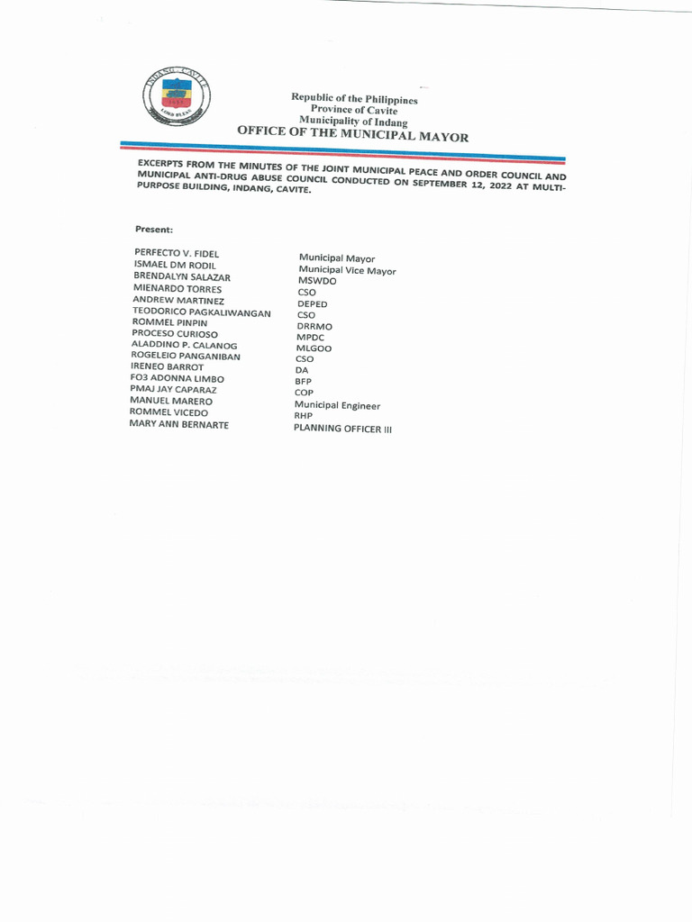 Request of Mayor Perfecto V, Fidel For RPOC Certification-5-6 | PDF