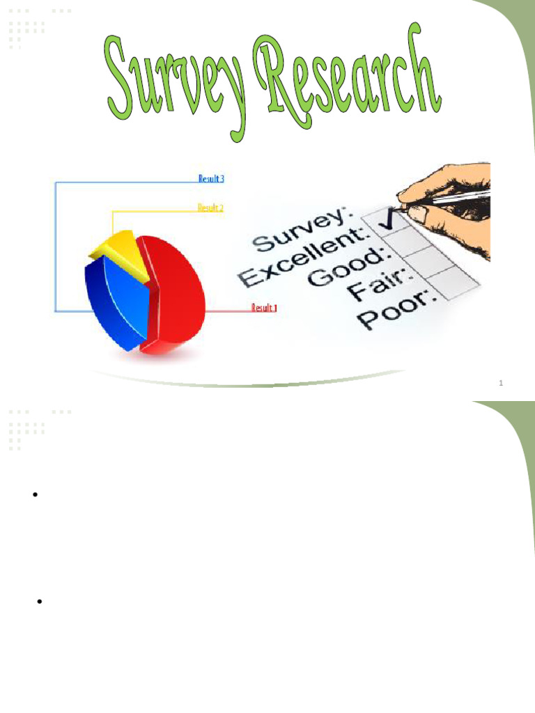 Overview of Survey Research Methods | PDF | Survey Methodology ...