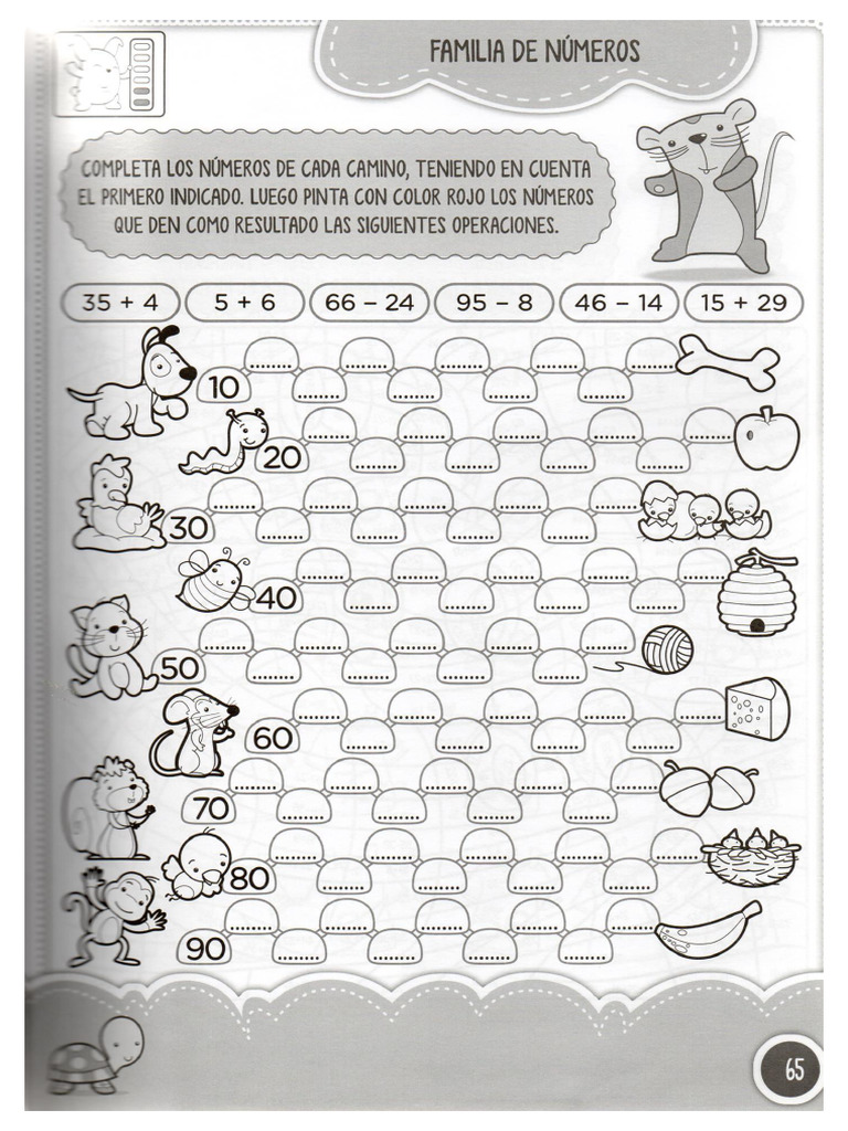 Pasito A Pasito Números Del 1 Al 100-38 | PDF