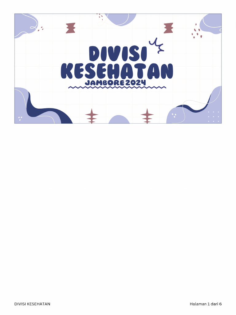 Divisi Kesehatan PDF | PDF