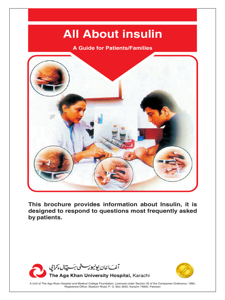 All About Insulin (English Brochure) | PDF | Insulin | Medical Specialties