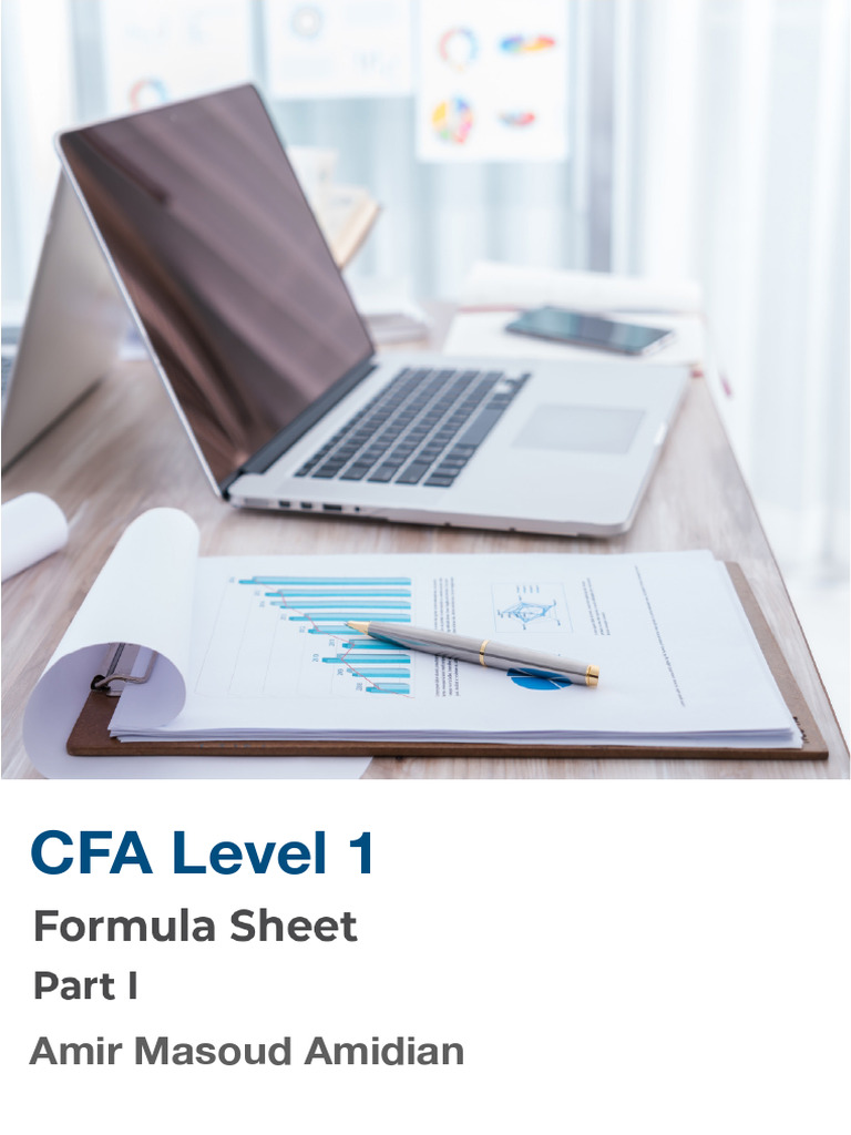 CFA Level 1 Formula Sheet | PDF