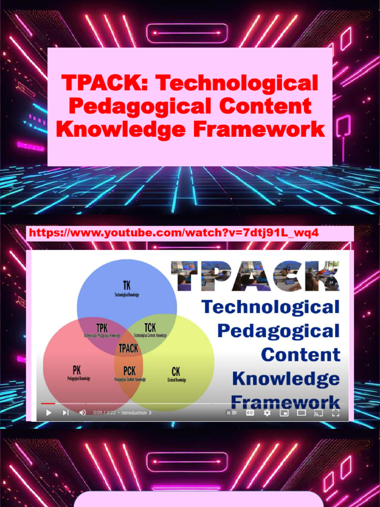 Tpack Model | PDF | Educational Technology | Pedagogy