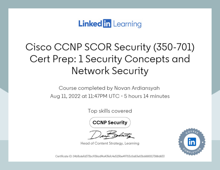 CCNP SCOR Security Concepts Overview | PDF