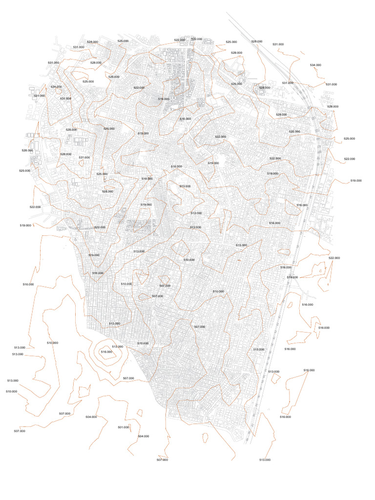 Contour Map Model | PDF