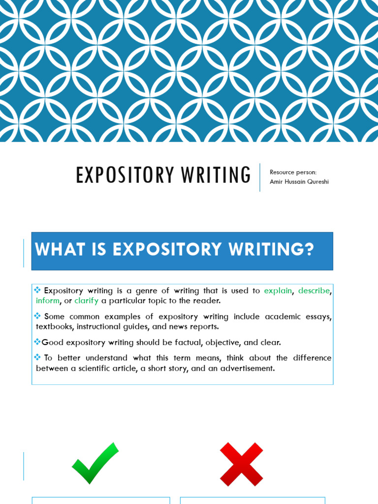 Expository writing ppt | PDF | Essays | Human Communication