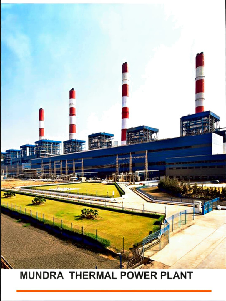 Mundra Thermal Power Plant Overview | PDF | Power Station | Boiler