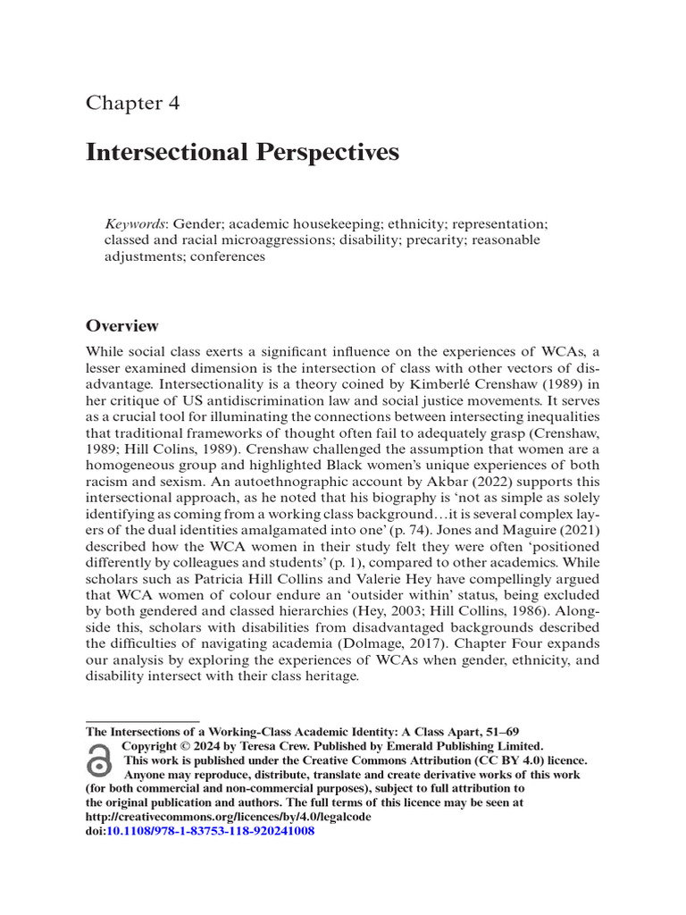 NVRSDD_(cap.4)_Intersectional Perspectives | PDF | Intersectionality ...
