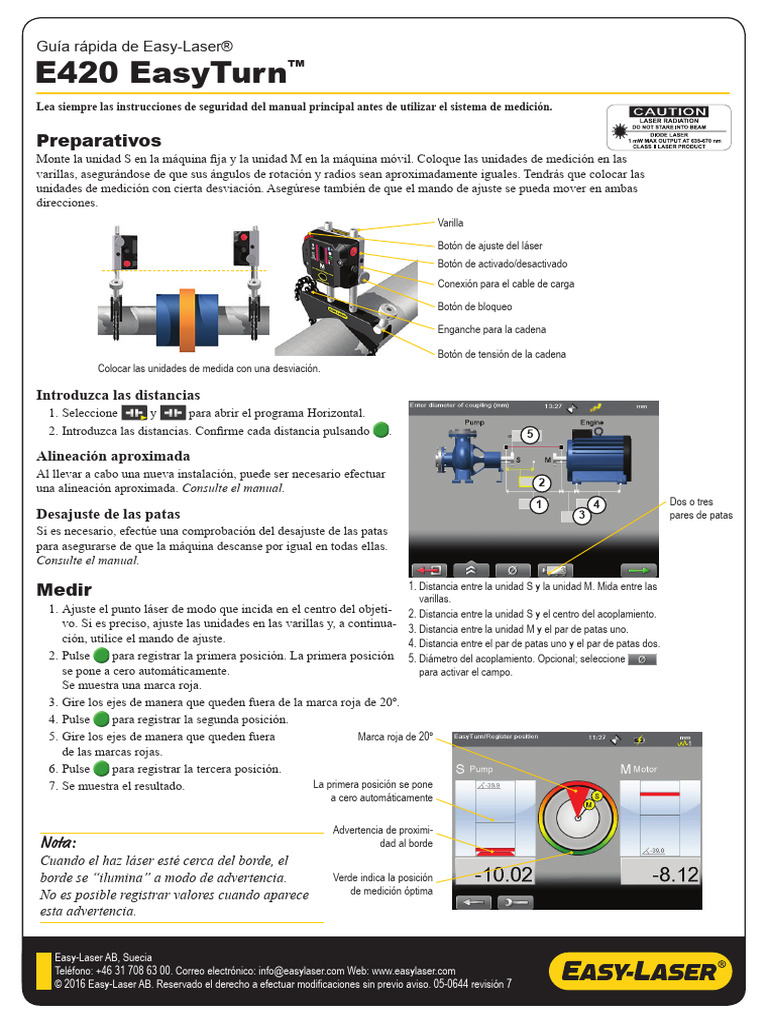 E420 Quick Rev7 ES | PDF | Medición