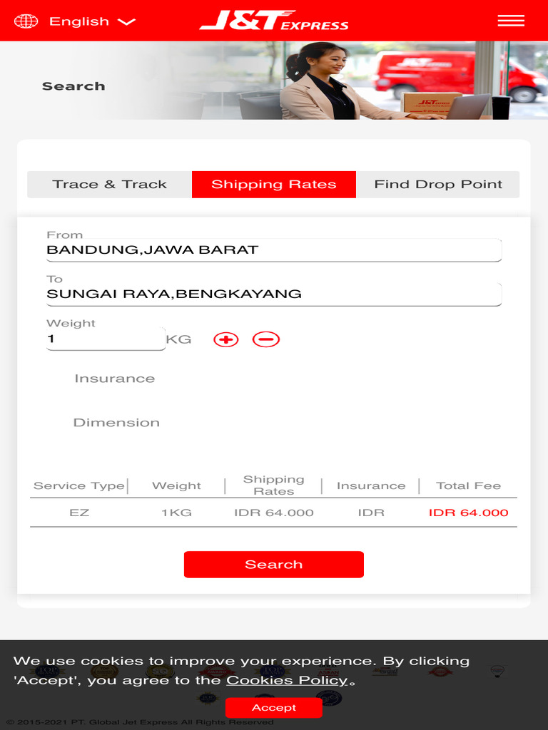 Shipping Rates-J&T Express Indonesia | PDF