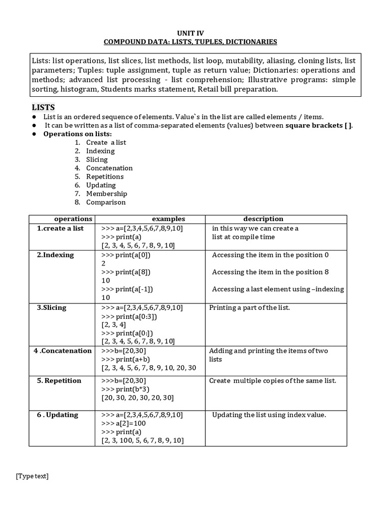 GE3151_UNIT4_PRINT | PDF | Parameter (Computer Programming) | Control Flow