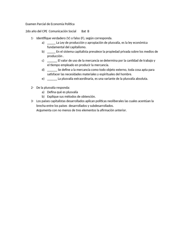 Prueba Parcial Cpe 2 Pdf