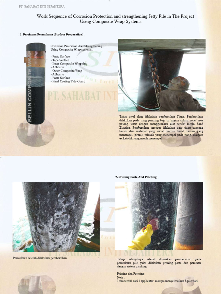 Metode Pemasangan Composite Wrapping | PDF