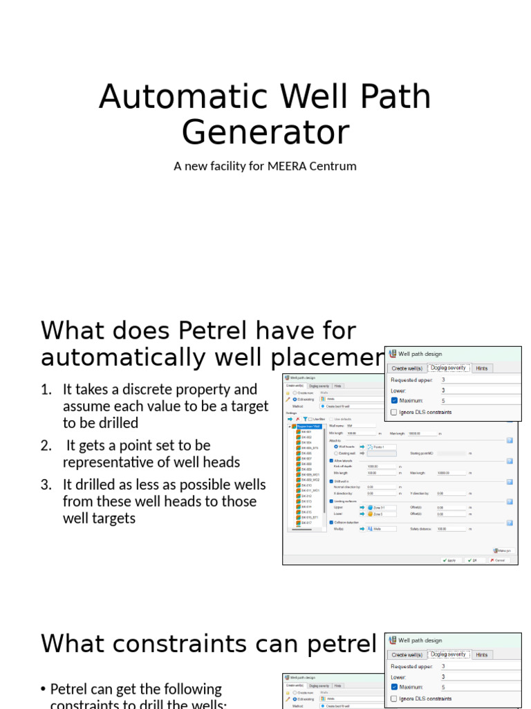 Automatic Well Path Generator | PDF | Applied Mathematics