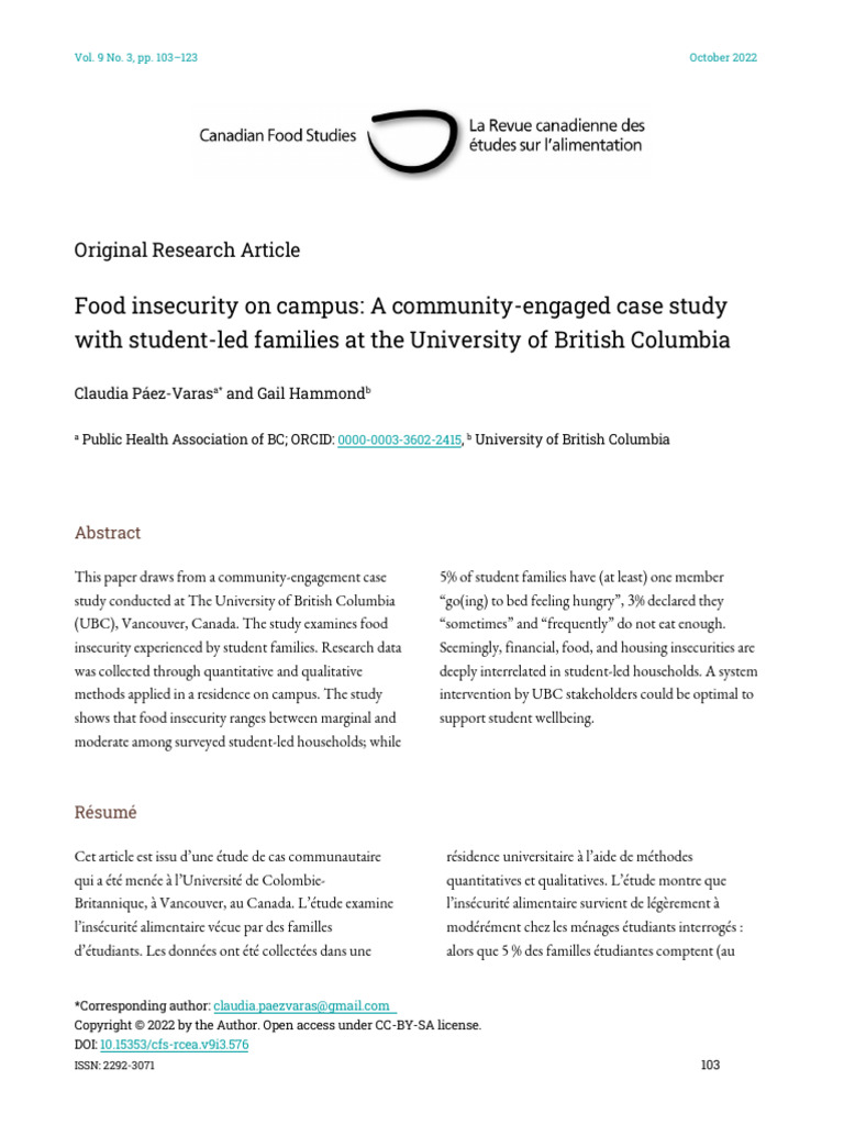amoyer%2C%2B7_Paez-Varas_ORA_576_Final | PDF | Food Security | Grocery ...